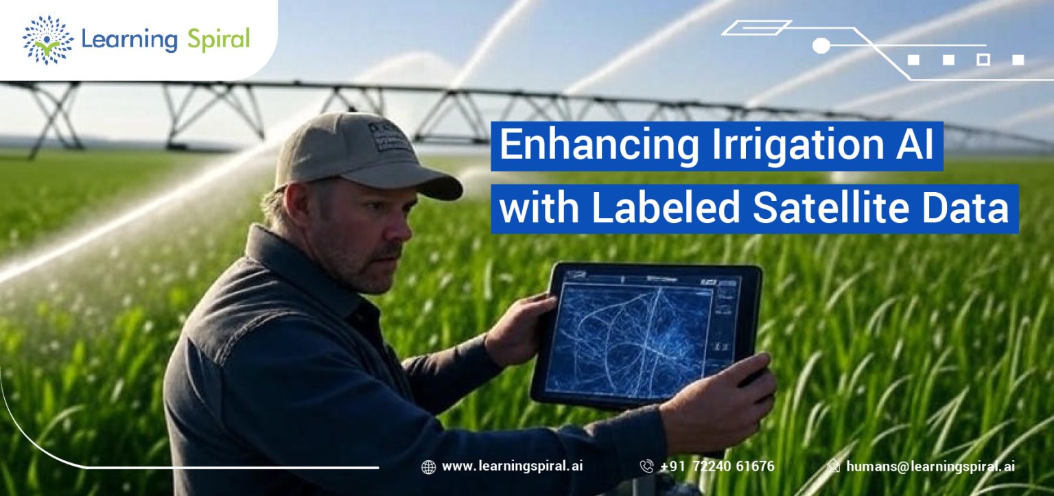Major advantage of using labeled satellite data in irrigation AI